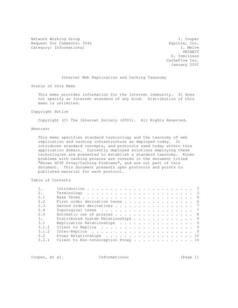 Pdf Internet Web Replication And Caching Taxonomy