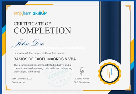 Free Excel VBA Course With Certification Learn Automation