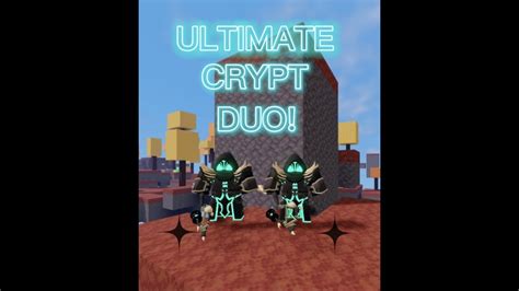 The Ultimate Cyrpt Duo In Roblox Bedwars Youtube