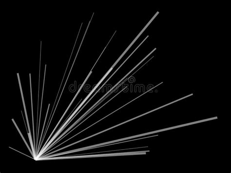 Radial Radiating Dynamic Lines Abstract Explosion Burst Stock Vector Illustration Of