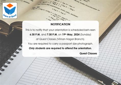 Notification Orientation 19 05 2024 Pdf