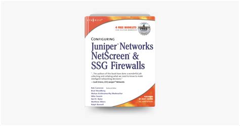 ‎configuring Juniper Networks Netscreen And Ssg Firewalls De Rob Cameron Chris Cantrell Anne