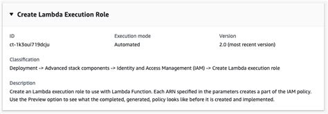 identity and access management iam create lambda execution role