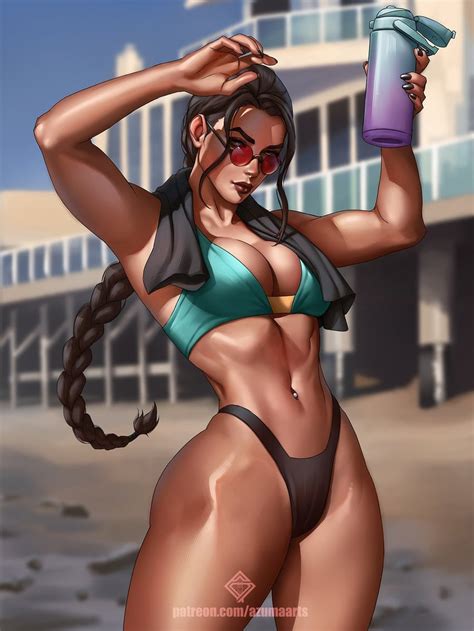 Lara Croft Tomb Raider Drawn By Azumayasuo Danbooru