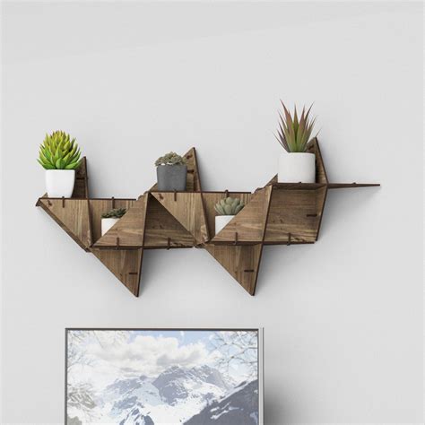 Large Triangle Wall Shelf Hexagonica