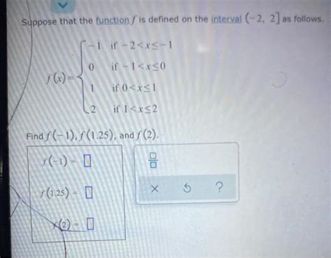 solved suppose that the functionſ is defined on the interval
