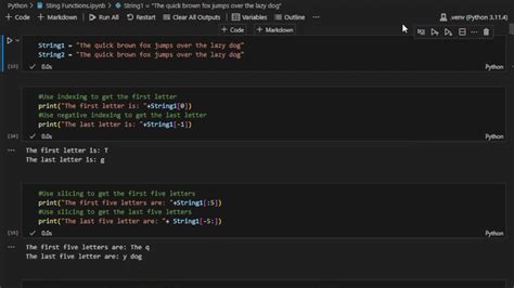 Umer Tariq On Linkedin Python String Vscode Notebook