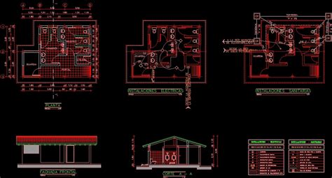 Public Bathroom Projet DWG Block For AutoCAD Designs CAD