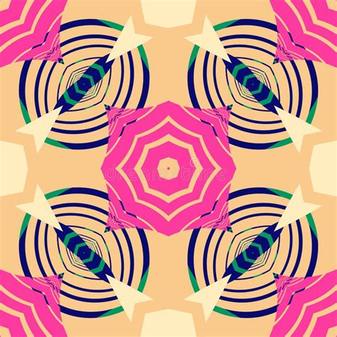 Simple Trendy Symmetrical Geometric Pattern Great For Fashion Design And House Interior Design