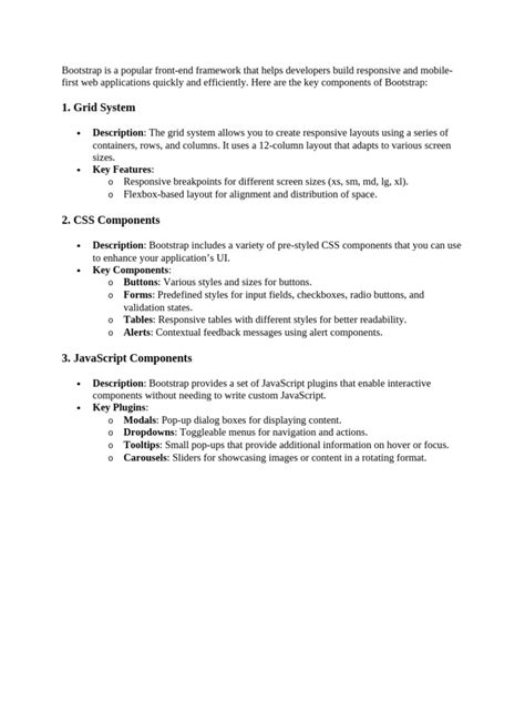 Bootstrap Frontend Pdf