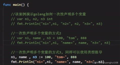 Go学习笔记第三章变量 1变量基础介绍go 变量 Csdn博客