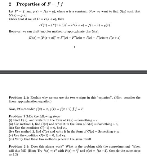 2 Properties Of F FLet F F And G X F X A Chegg Com