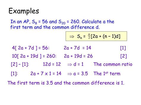 Ppt Arithmetic Series Powerpoint Presentation Id5250363