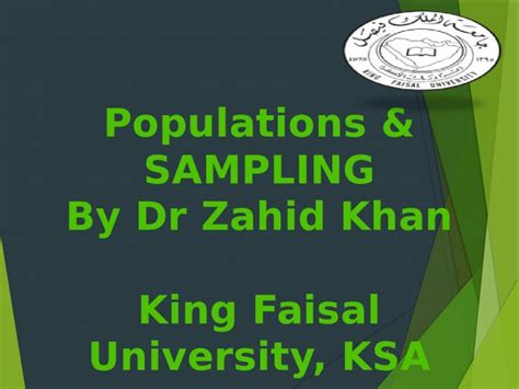 Pptx Population And Sample Lecture 04 Dokumentips