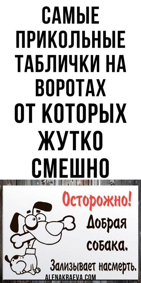 Самые прикольные таблички на воротах, смешно до слез | alenakraeva.com ...
