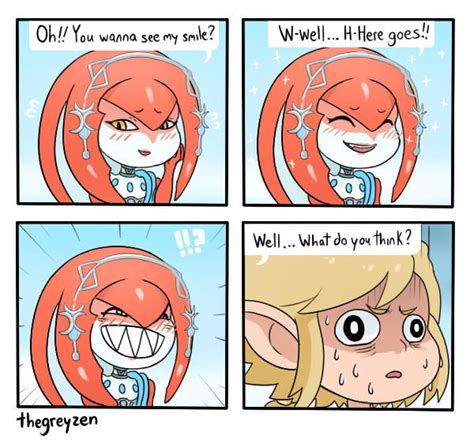 Cute Zora By Thegreyzen Mipha Breath Of The Wild Legend Of Zelda