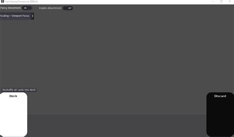 card game framework i have now added card attachment logic pile