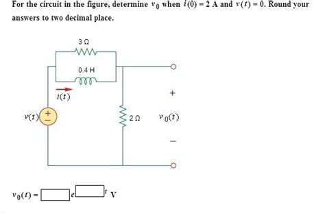 Solved For The Circuit In The Figure Determine V0 When I0