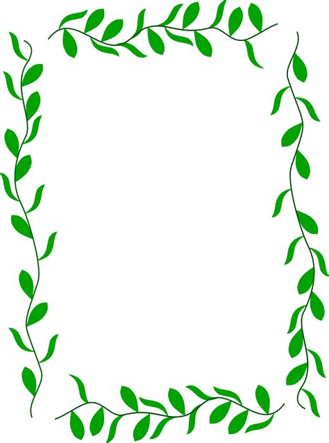 Border Leaves Clipart Free Download