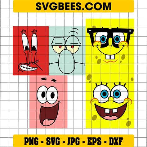 Spongebob Text Faces