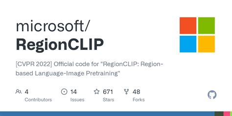 Github Microsoft Regionclip Cvpr Official Code For Regionclip Region Based Language