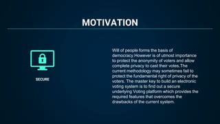 E VOTING Pptx