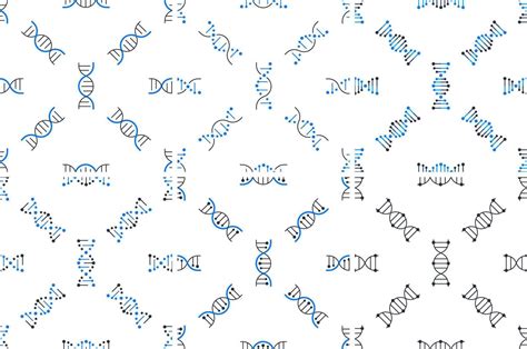 Dna Double Helix Rotating And Forming Different Patterns On White Background 59335252 Vector Art