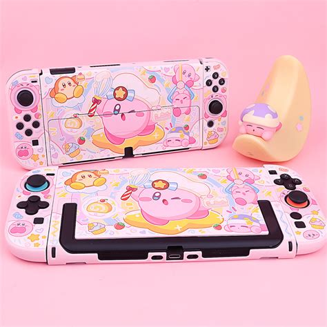 เคสป้องกันธีม Kirby น่ารักสําหรับ Nintendo Switch 2 และ Switch Oled