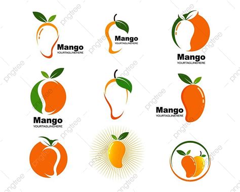망고 과일 벡터 일러스트 로고 아이콘 이국적인 자연 상 Png 일러스트 및 벡터 에 대한 무료 다운로드 Pngtree