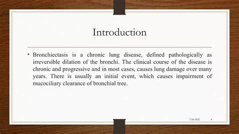 Bronchiectasis Pptx