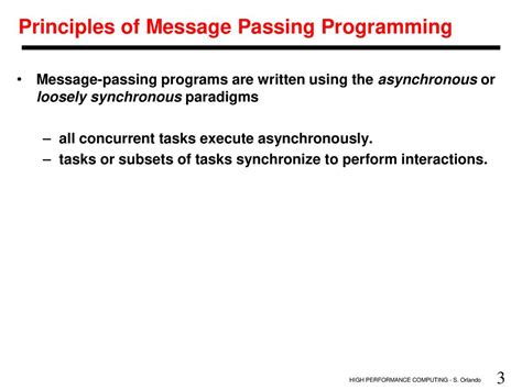 Parallel Programming Message Passing Ppt Download