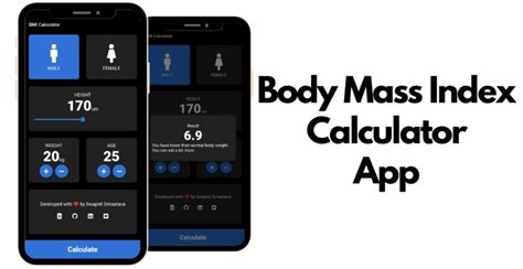 Simple Bmi Calculator App Which Calculated Body Mass Index Using