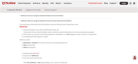 how to uninstall mcafee livesafe in windows 10 techcult