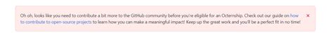 Cannot Apply Oh Oh Looks Like You Need To Contribute A Bit More To