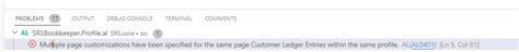 Multiple Page Customizations Have Been Specified For The Same Page