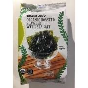 Trader Joes Roasted Seaweed With Sea Salt Calories Nutrition