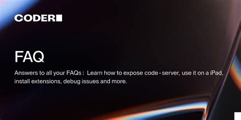 faq code server config install extensions and more code server docs