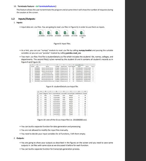 6 minor transcript feature def