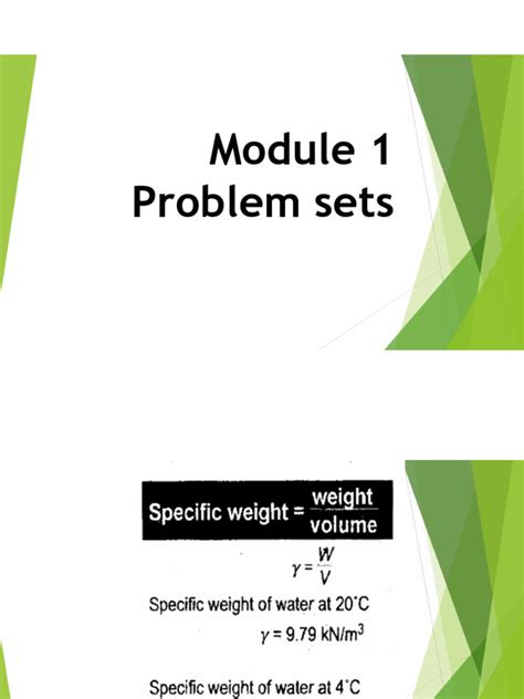 module 1 problem sets pdf density litre