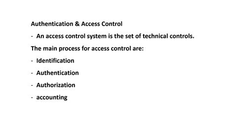 SOLUTION Authentication And Access Control Studypool