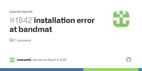 Installation Error At Bandmat · Issue 1642 · Espnetespnet · Github