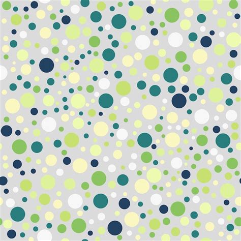 Premium Vector Abstract Geometric Polka Dot Seamless Pattern