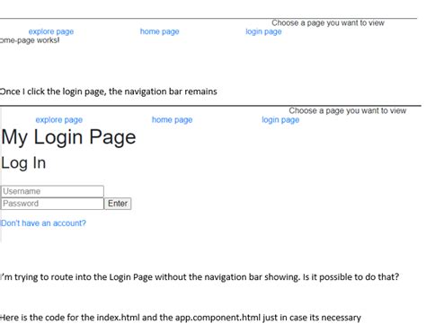 Authentication Angular Login Page Stack Overflow