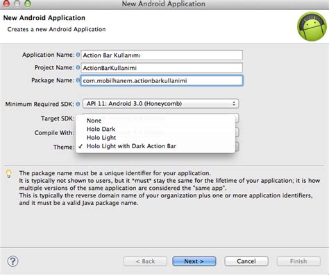 Android Action Bar Kullanımı