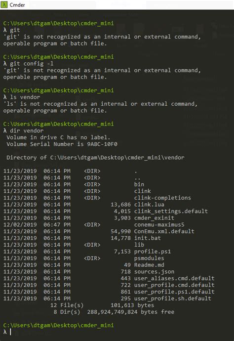 Git Env Related Error Messages Issue Cmderdev Cmder GitHub