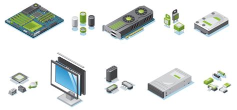 Computer Parts Accessories Icon Images Stock Photos D Objects Vectors Shutterstock