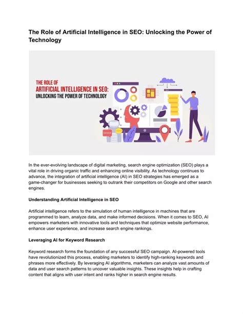 PPT - The Role of Artificial Intelligence in SEO_ Unlocking the Power ...