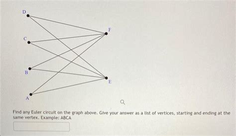 Solved Determine Whether The Graph Contains An Euler Path Or