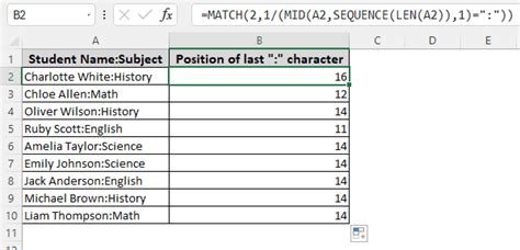 How To Find The Last Occurrence Of A Character In A String In Excel