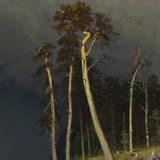 «Перед грозой», Шишкин, 1884 — описание картины